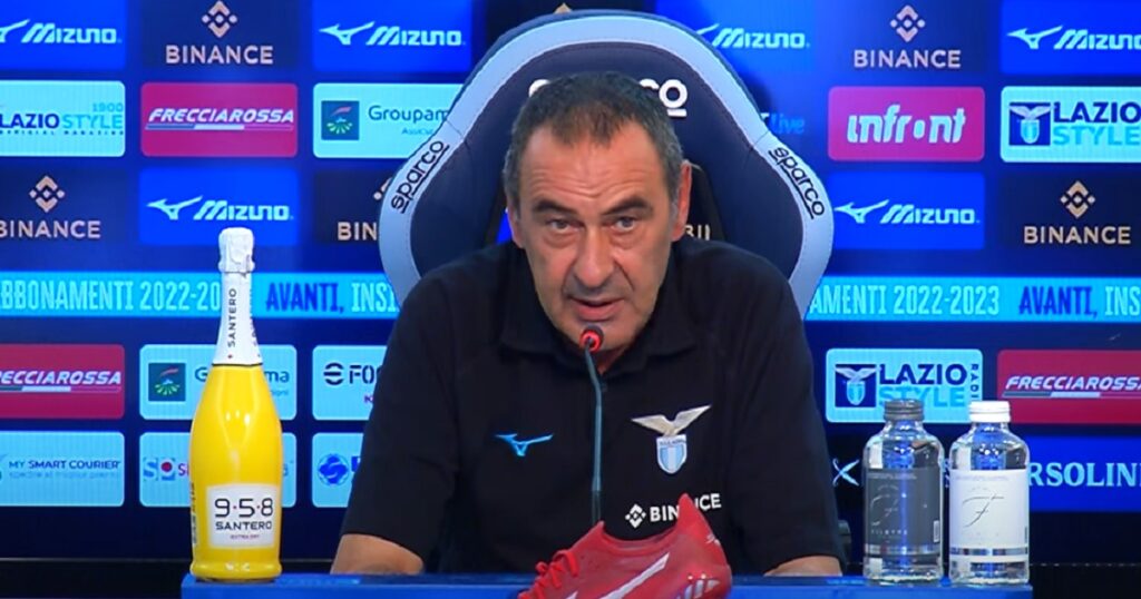 Lazio, Sarri: Lazio, Sarri: